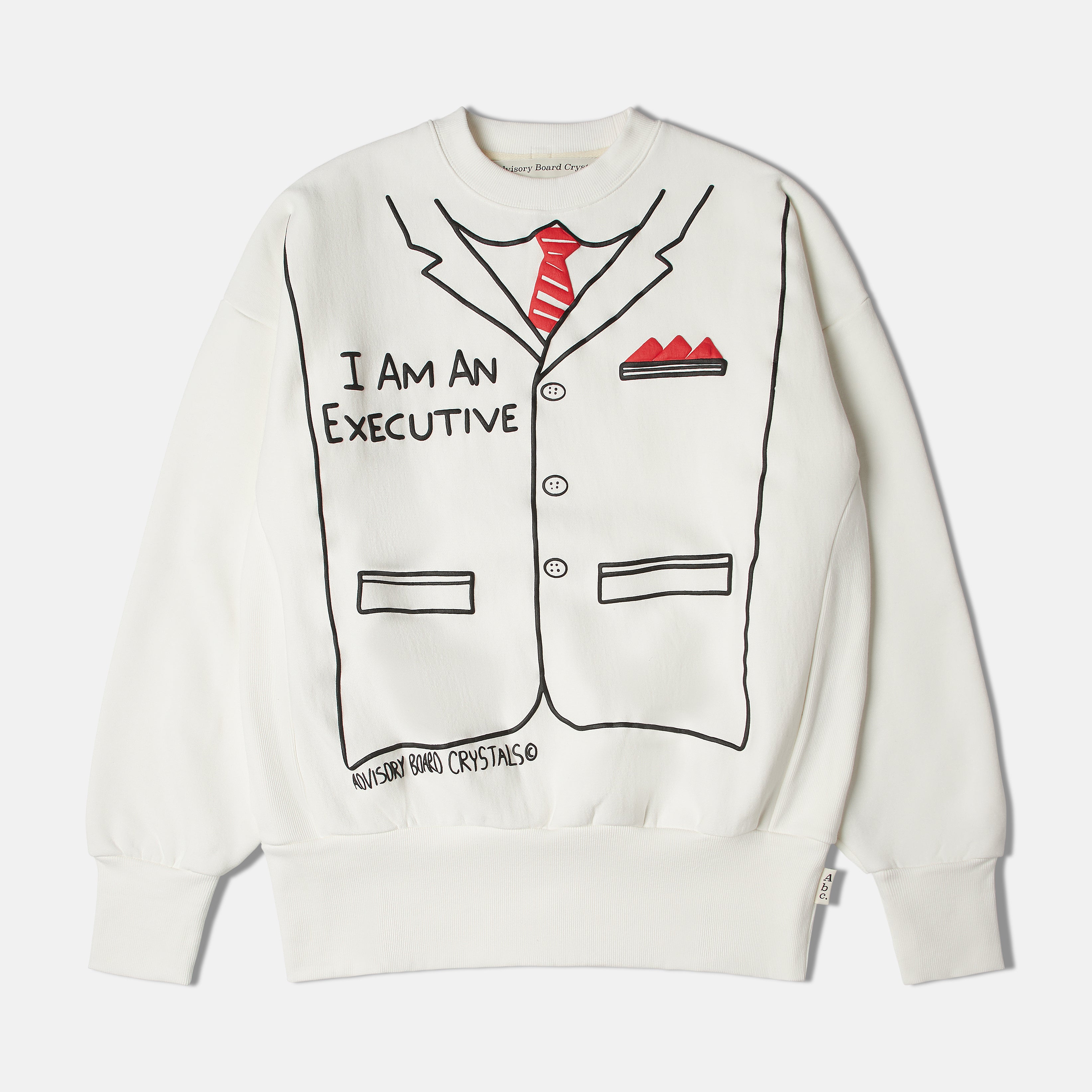 Abc. I Am An Executive Sweatshirt- SS25 (White) – Advisory Board Crystals